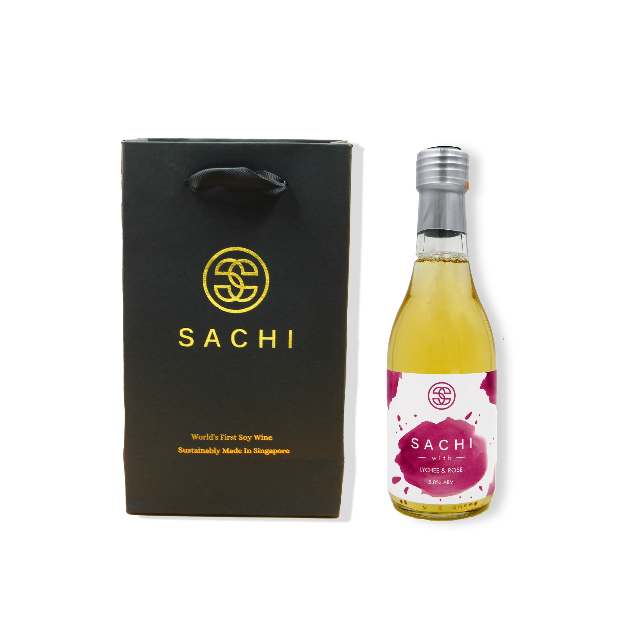 Sachi Soy Wine - Lychee & Rose (187mL) – S A C H I 🍷